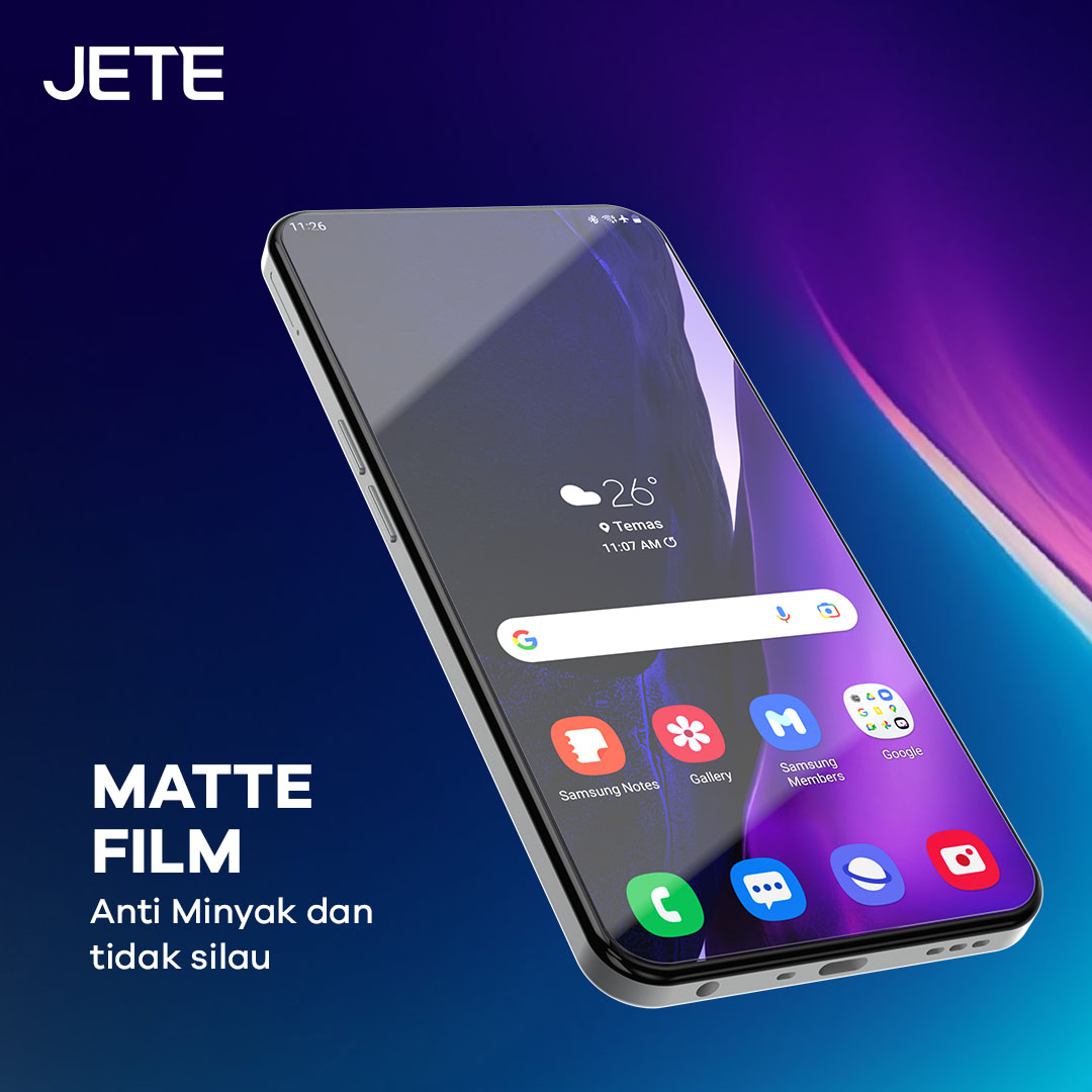 Jual Anti Gores Hydrogel Matte Premium - JETE Indonesia